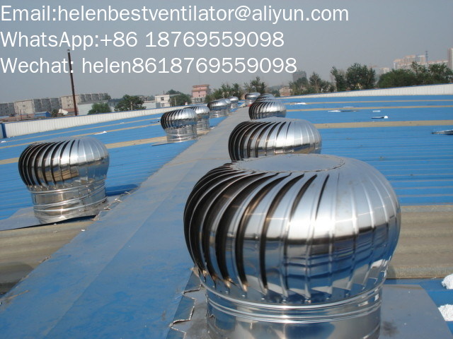 HOT RECOMMEND Rotary roof ventilators with color coating