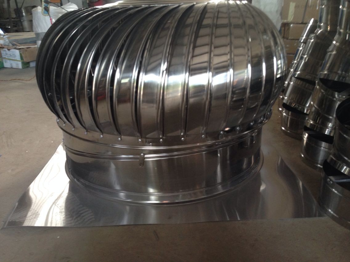 Wind Driven Centrifugal Extractor Turbine Fan 250MM